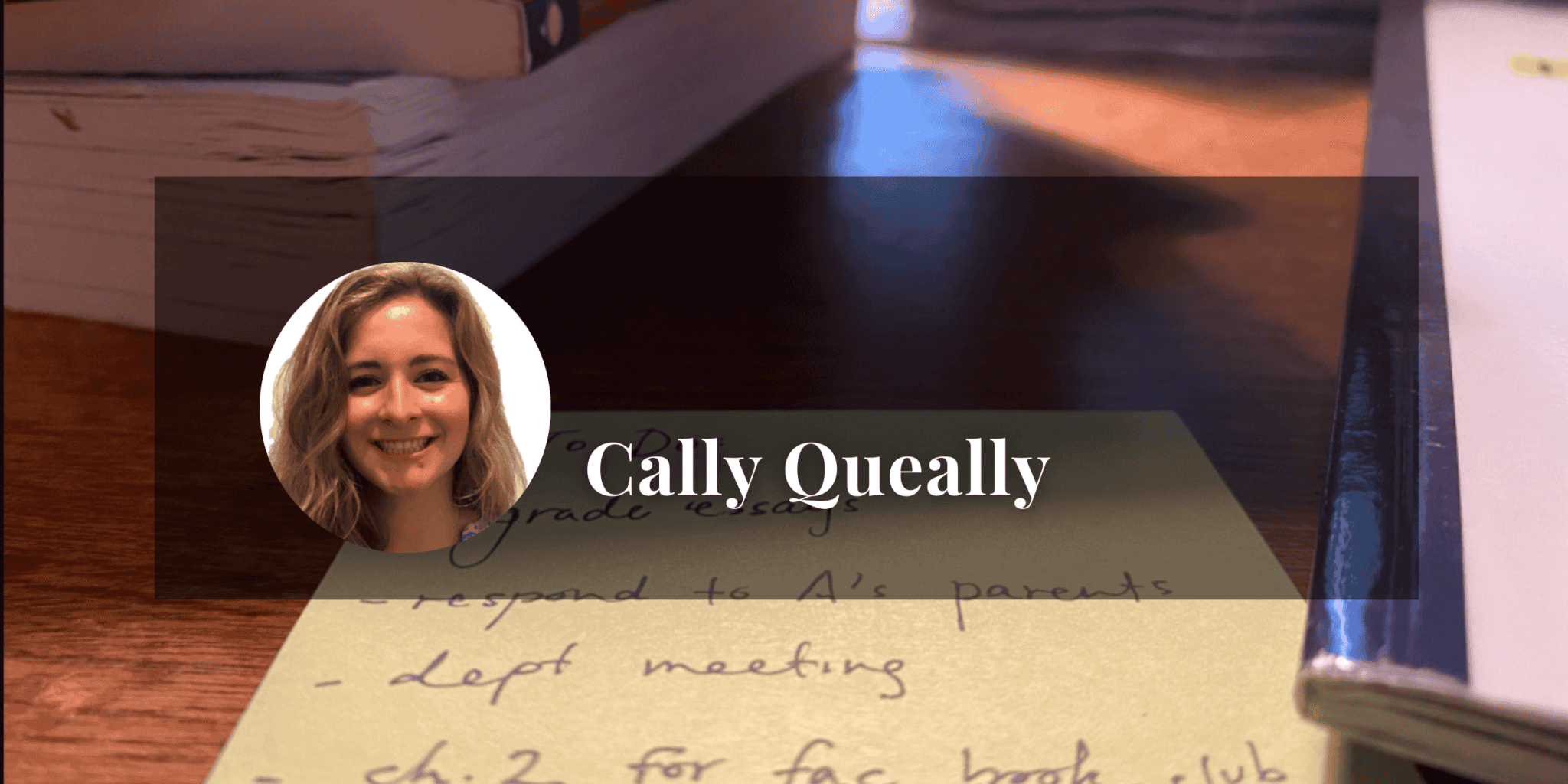 Protagonists: 20 minutes with Cally Queally - Real Discussion